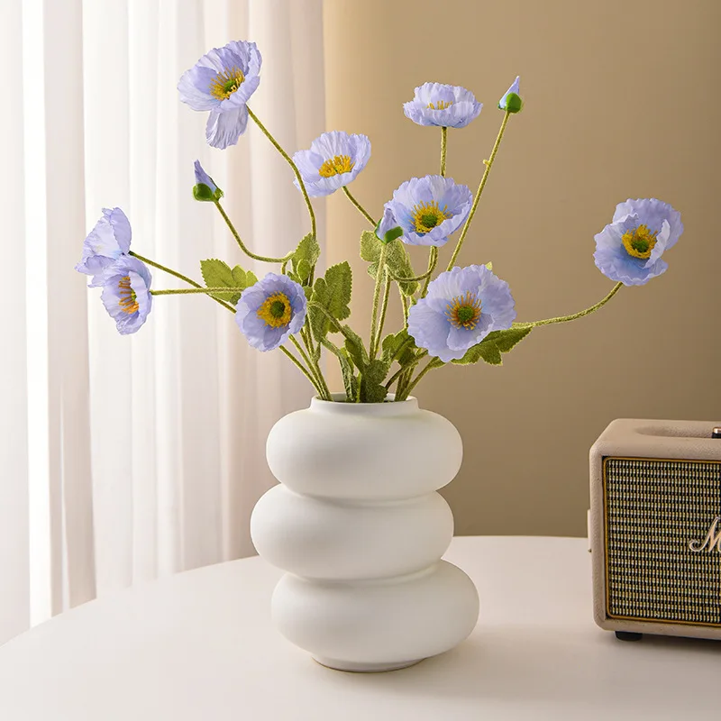 Free Sample Vase Luxury Hotel Office Decoration Item Fancy Ceramic Vase ...