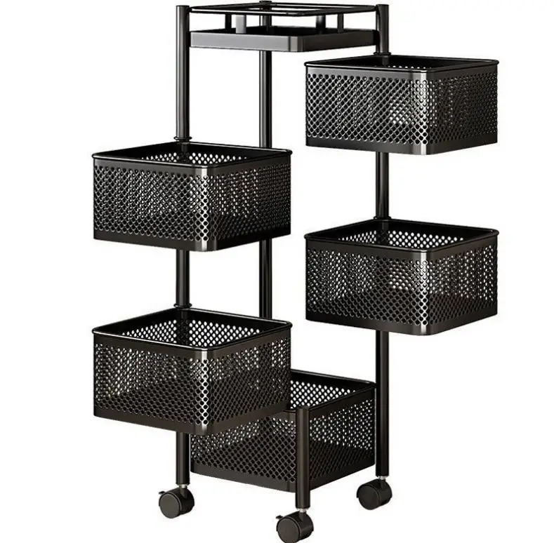 Wholesale Multilayer Rotating Baskets Rack - Durable & Versatile