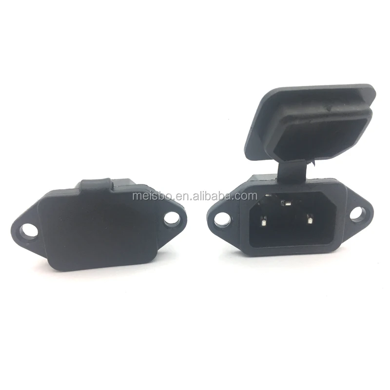 Waterproof C13 Power Panel Mounting - IEC320 C14 Socket