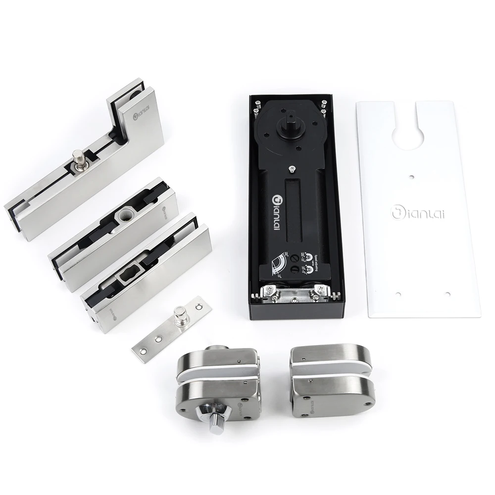 Frameless Glass Door Locks Dead Bolt Strike Plate Thumb Turn Lock Patch ...