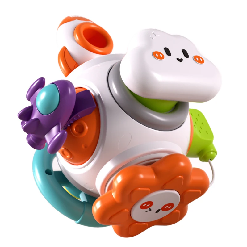 New Baby Busy Ball Toy Newborn Baby Montessori Hand Grasping Ball ...