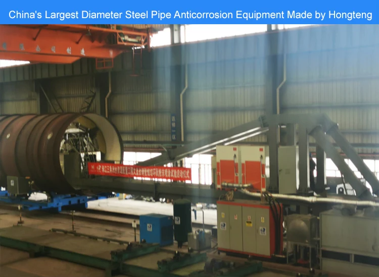 2021 3LPE 3PE Epoxy Powder Internal FBE Pipe Cleaning Processing ...