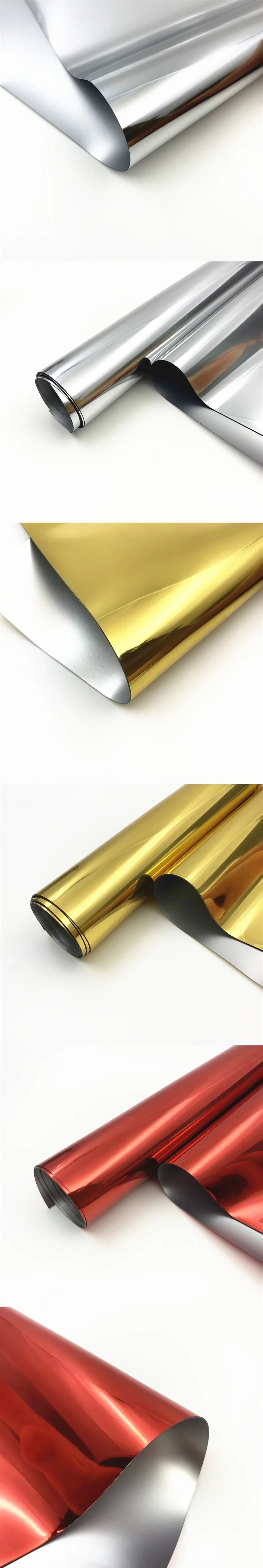 TPU Badges Film - Metallic Silver for Hot Cut Logos