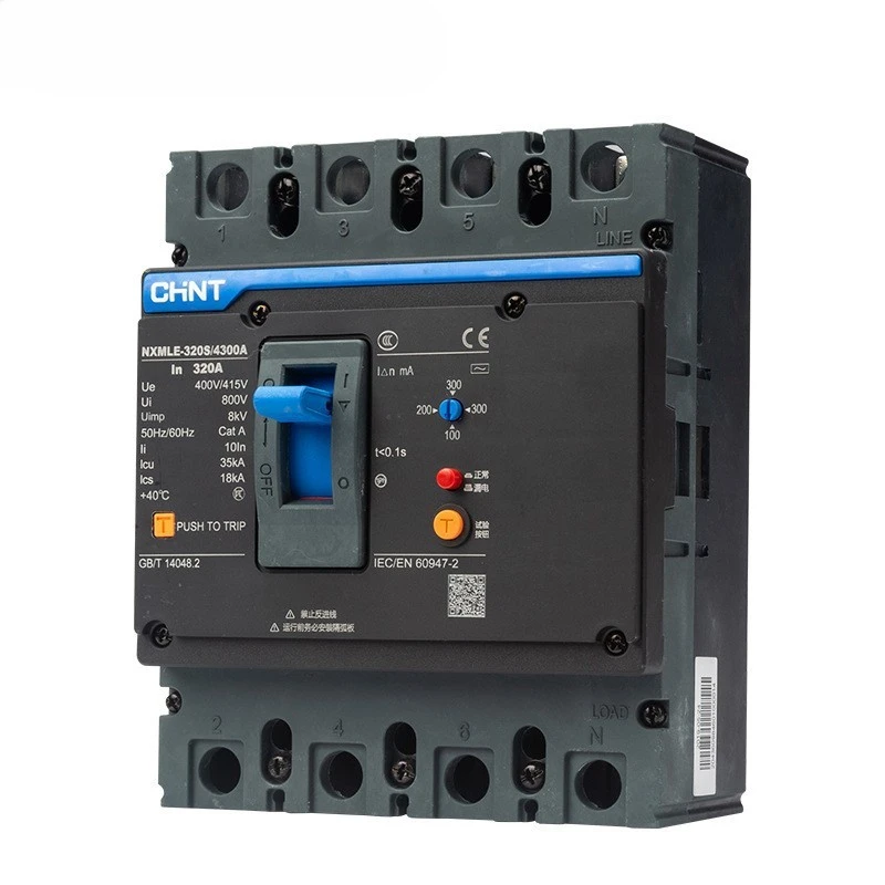 Chint NXMLE Series Earth Leakage Circuit Breaker - Reliable Protection