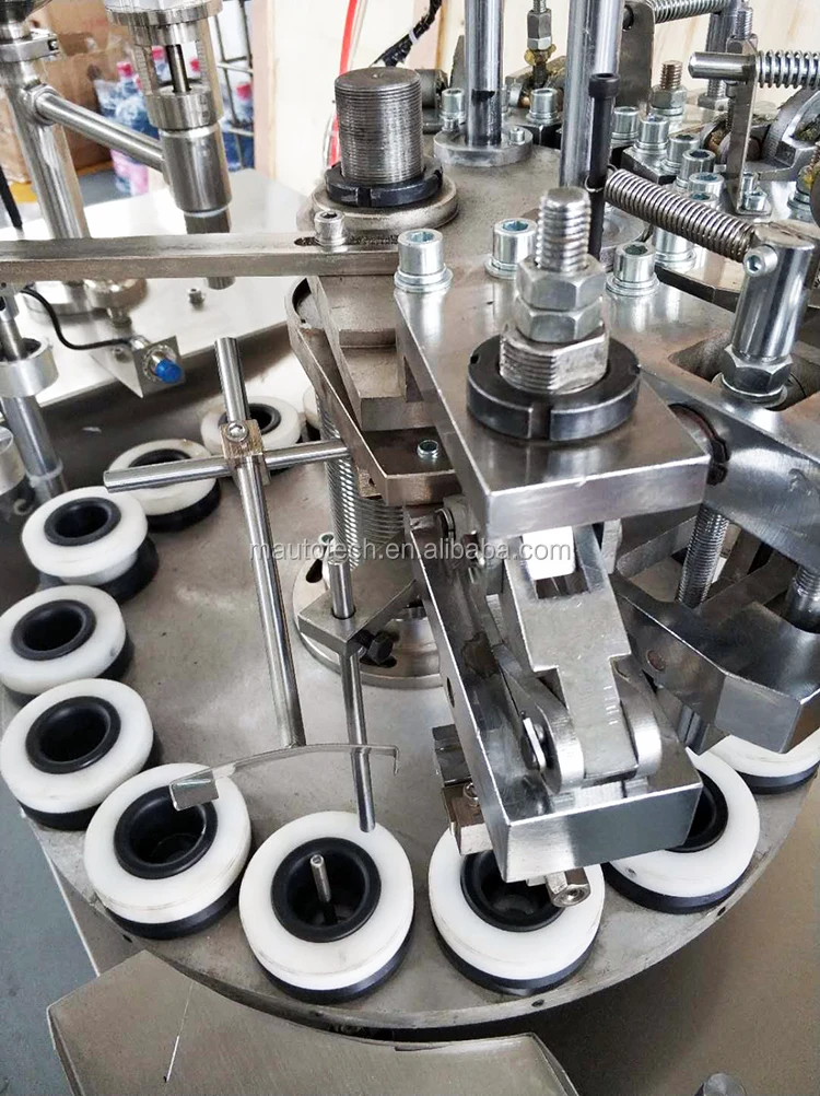 Collapsible Folding Aluminum Tube Filling Sealing Crimping Machine ...