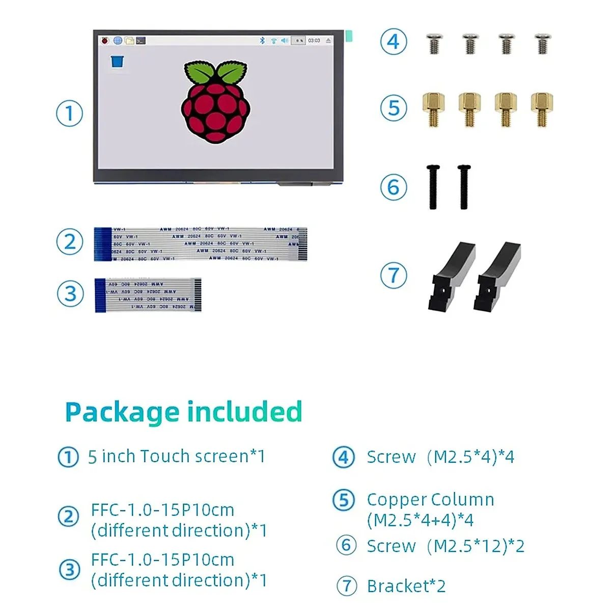 5-inch Mipi Dsi Display Screen,Lcd Touch Screen Monitor For Raspberry ...