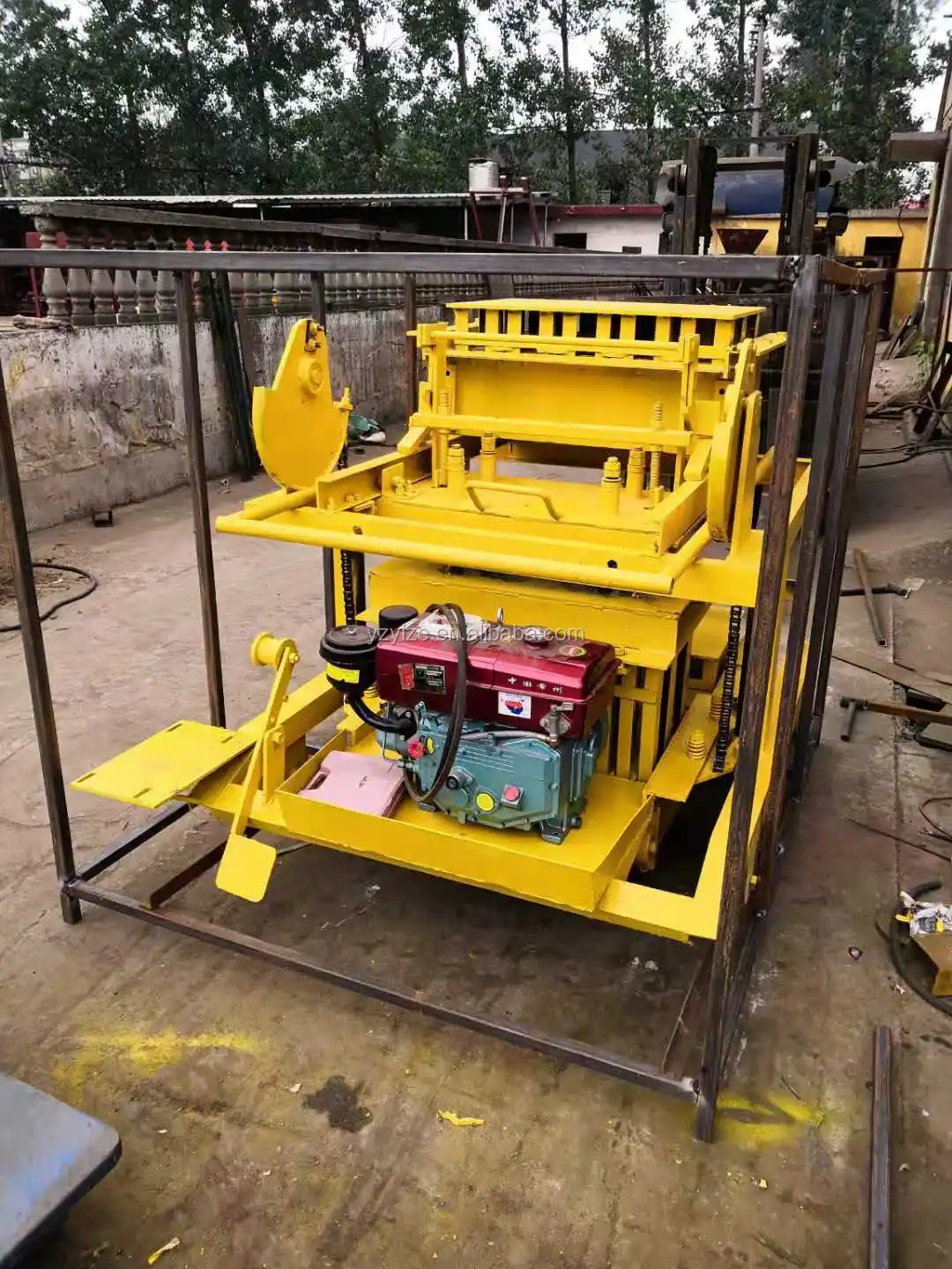 Manual Cement Interlocking Brick Press Machine - Yize
