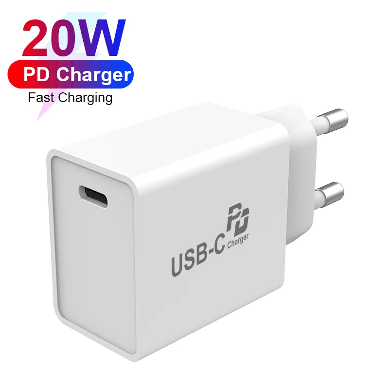 Super Mini Pd Adapter For Apple Iphone 12 Fast Charging 20w Pd Wall ...