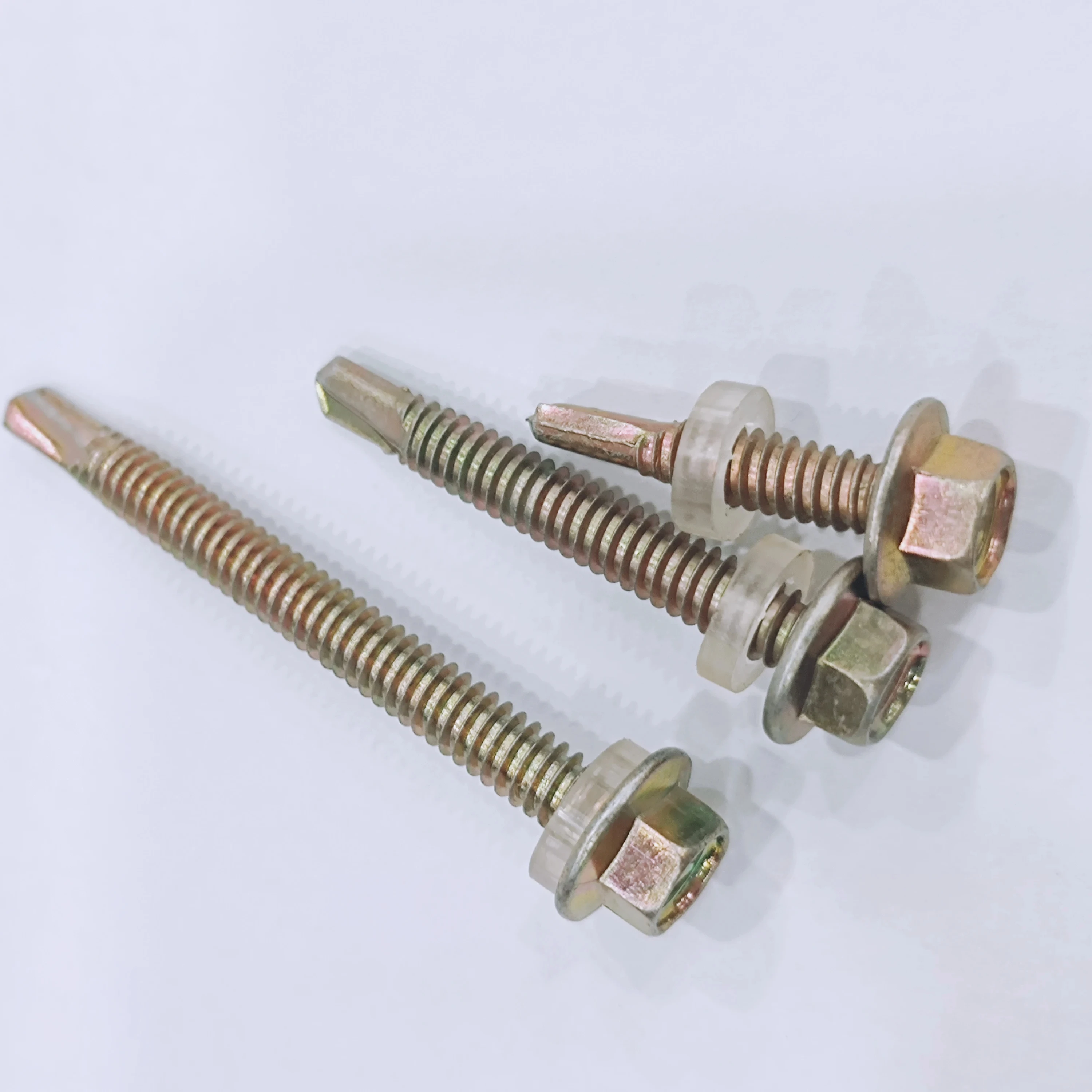 Hexagonal Dovetail Screw with Washer - Zinc Aluminum Coated