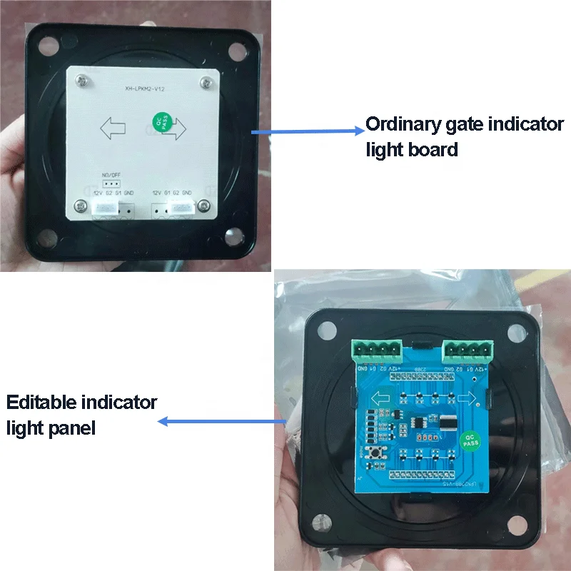 Dynamic LED Traffic Light Swing Barrier Pass Indicator - Access Control ...