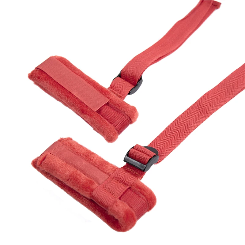 Sm Bed Slave Open Leg Restraints Handcuffs Footcuffs Bdsm Bondage Kit ...