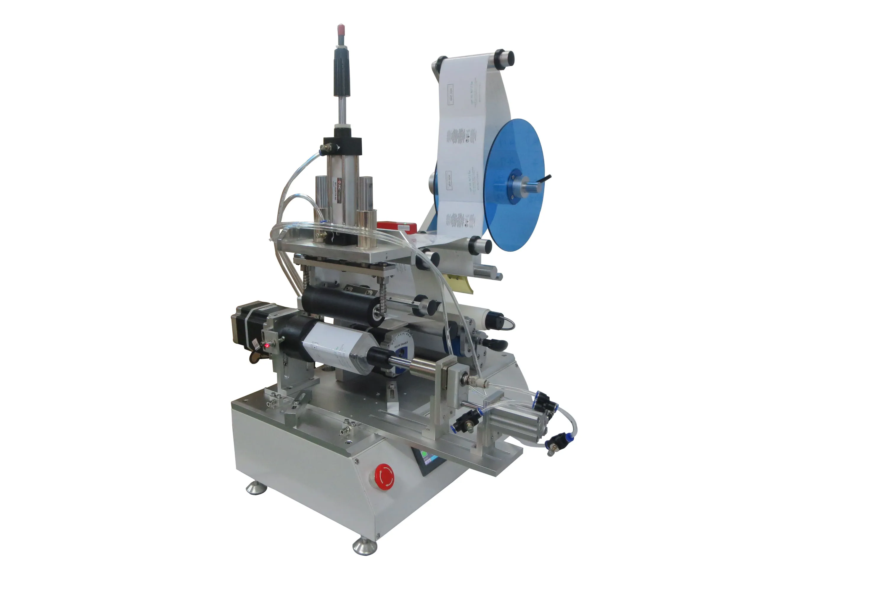 Atpack Semi Automatic Round Bottle Labeling Machine For Cans Double ...