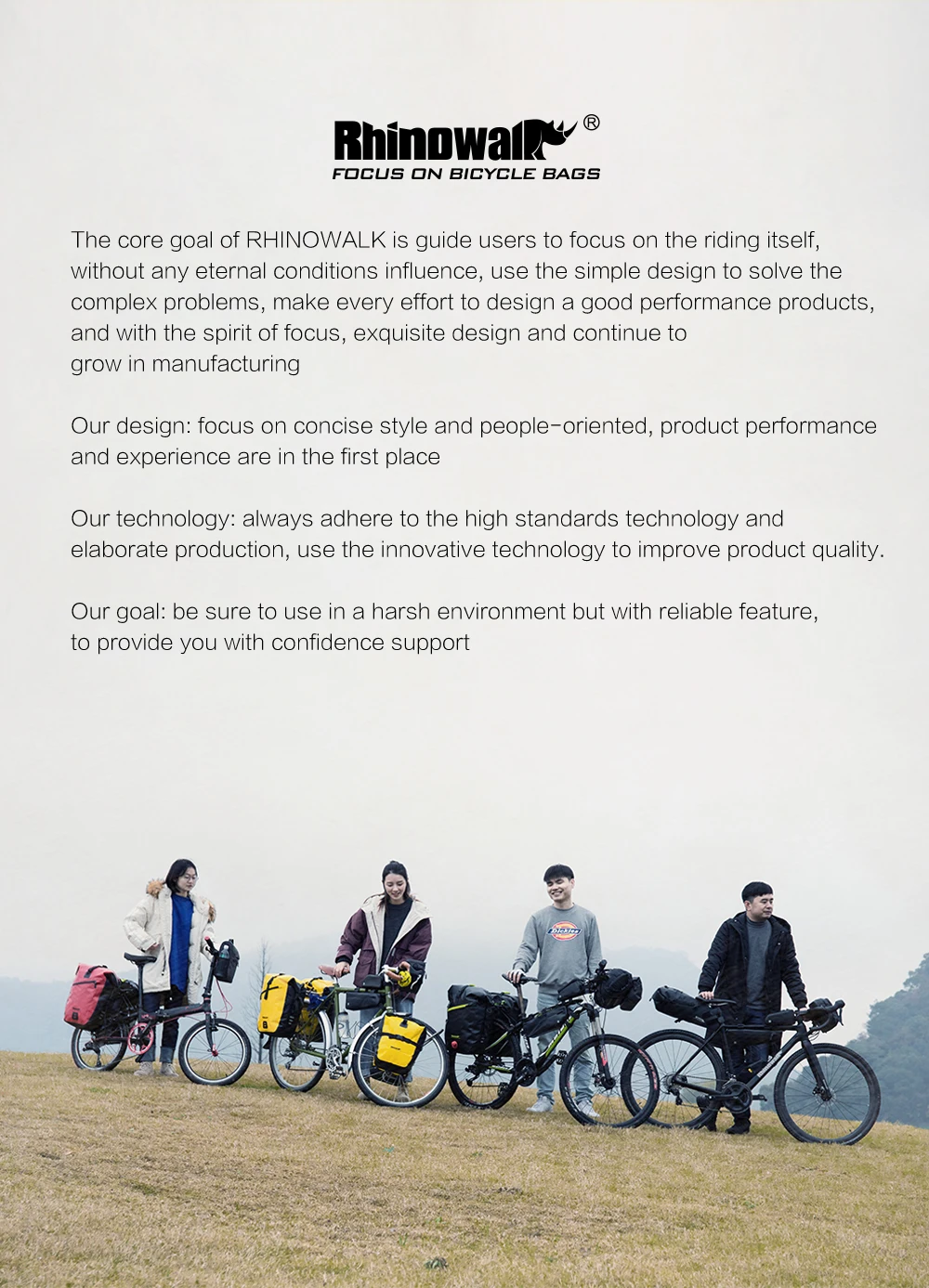 Rhinowalk 25L Bike Pannier Bag - Ultimate Waterproof Travel