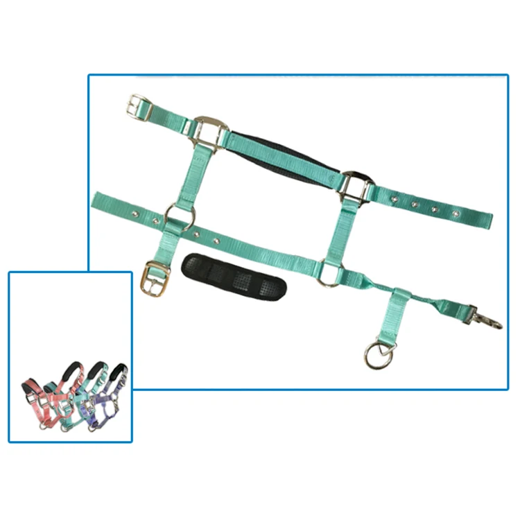 High Quality Manufacturer Waterproof Padded Nylon Horse Halter Anatomic ...