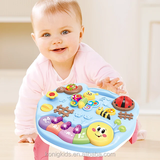 Konig Kids Baby Toys Multi-functional 2 In 1 Early Learning Desk ...