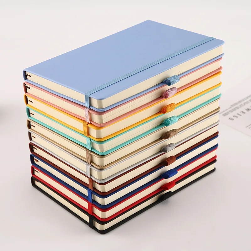 Wholesale Custom Logo A5 Notebook - Elastic Strap Pen Holder