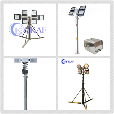 3M 5M 10M Electric Motor Driven Mechanical Telescopic Mast