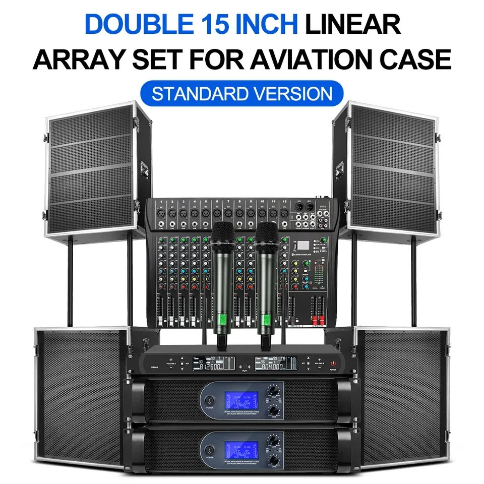 Depusheng LS15 Dual 15 Inch Sound System for Stage Performance