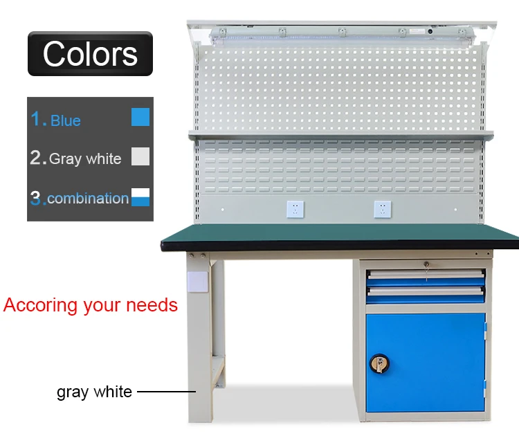 Antistatic Desk Easy Assembly Anti-static Light Duty Workbench - Buy ...