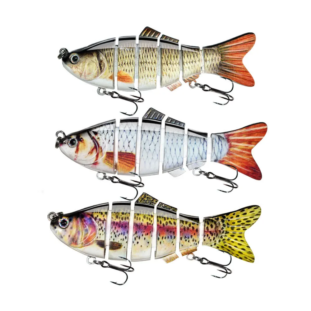 10cm/17g ABS Multi-Section Simulation Hard Bait for Carp Special Lure ...