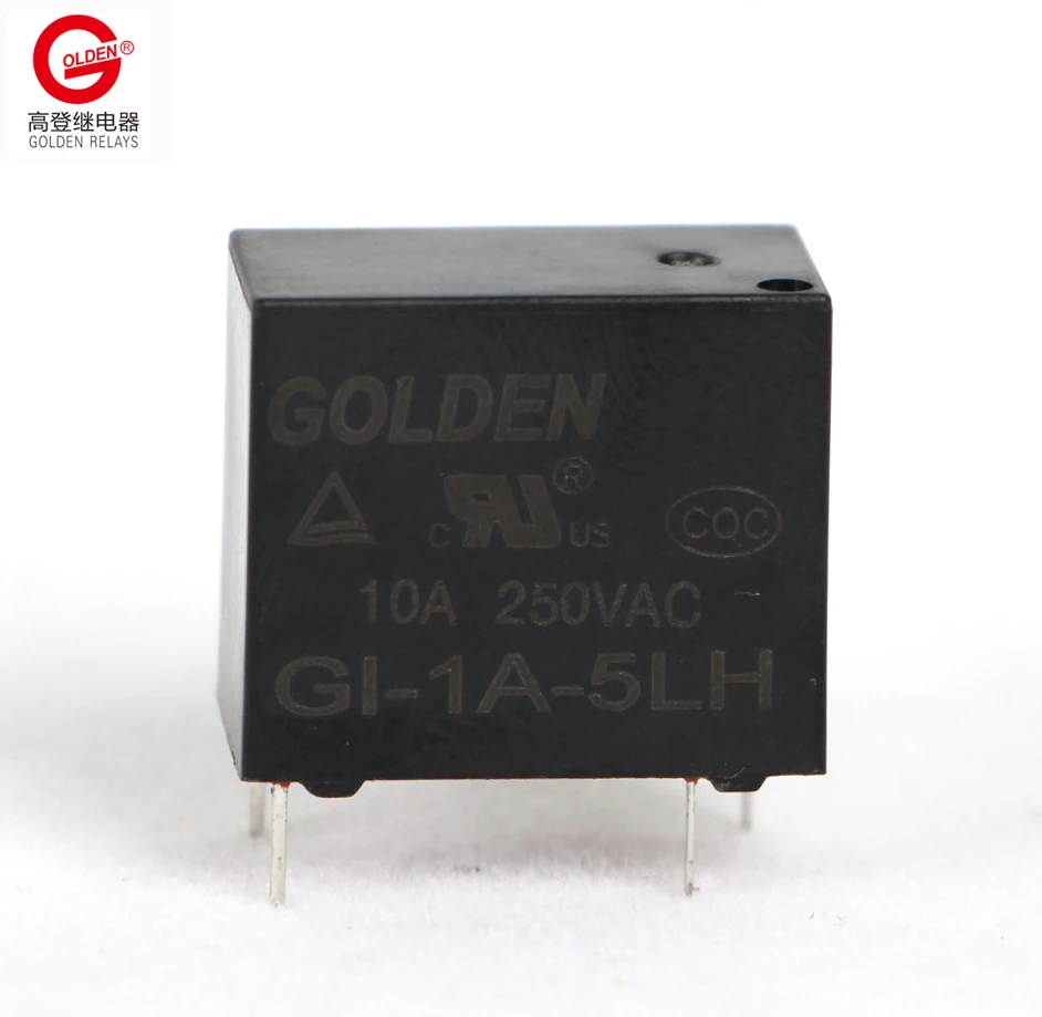 Golden Relay GI-1A-5DH 5VDC SPNO Mini Electromagnetic Relay 4 Pins for ...