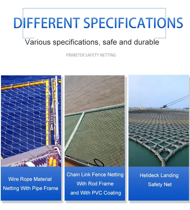 Helipad Safety Net - Helideck Perimeter Mesh & Guard Fence