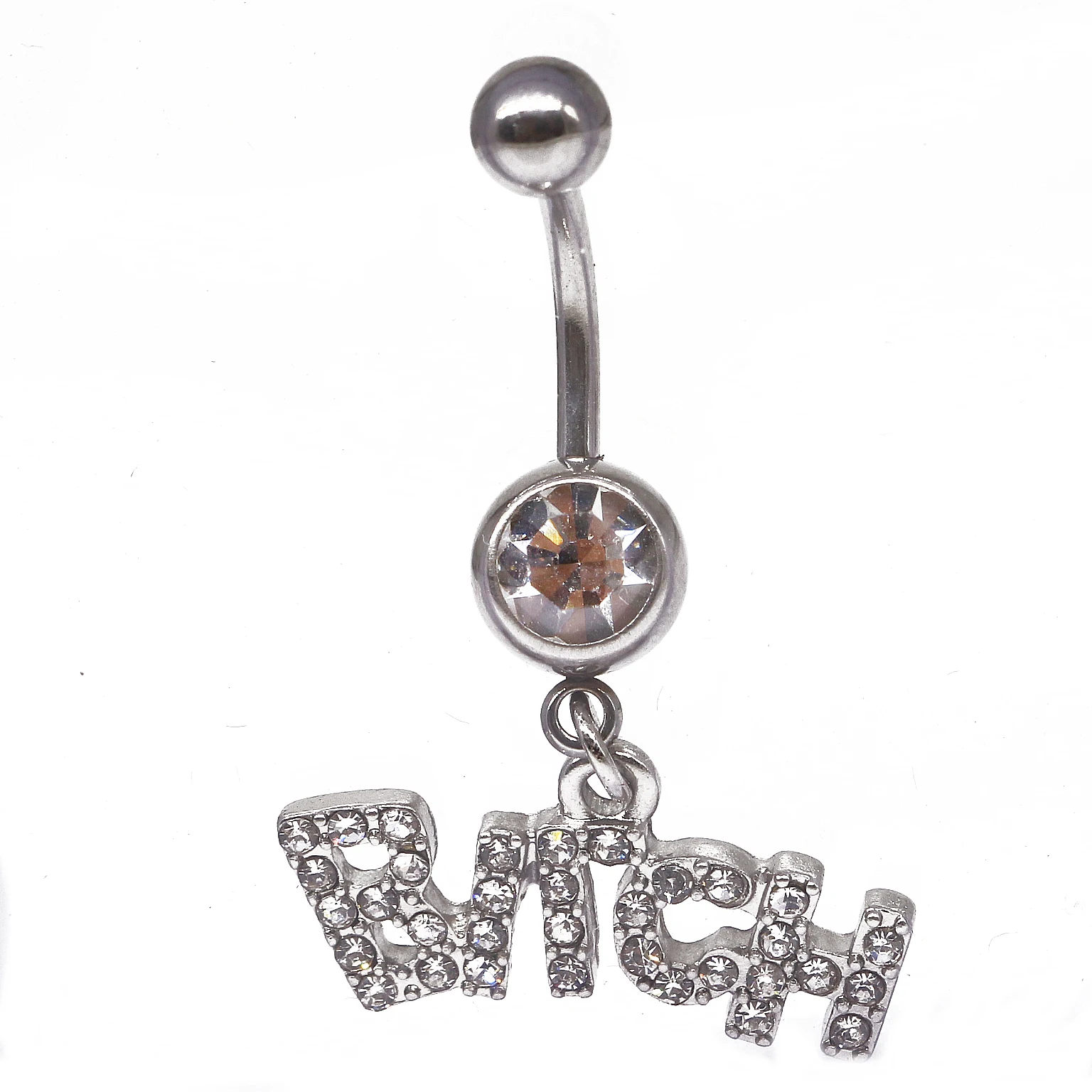 Gaby High Quality Dangle Navel Belly Ring Letter Belly Button Rings For Women Body Piercing