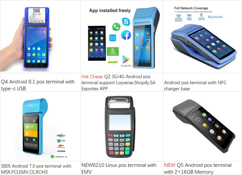 Goojprt Q2 Smart Mobile All In One Pos Terminal With Printer Sim Card ...