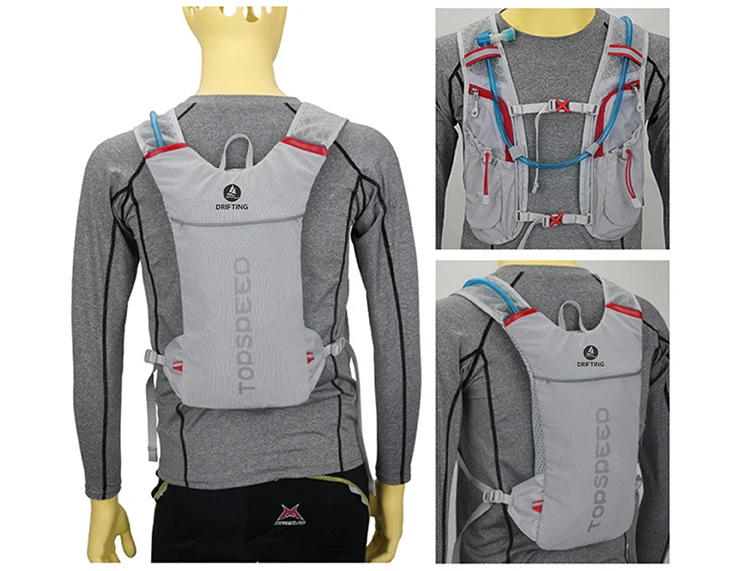 Breathable Hydration Vest Trail Running Backpack Lightweight Male ...
