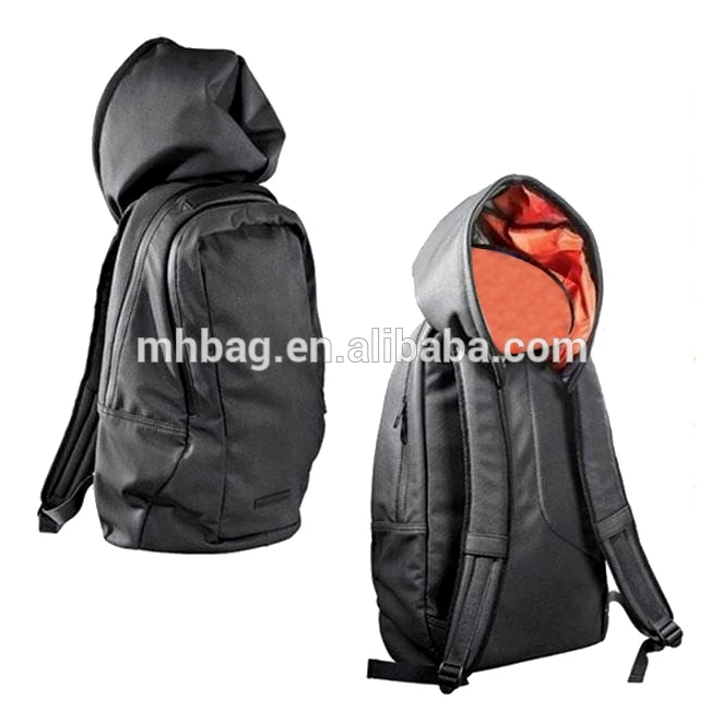 Hot Sale Stylish Pu Leather Backpack With Cap,Hoody Backpack,Hoodie ...