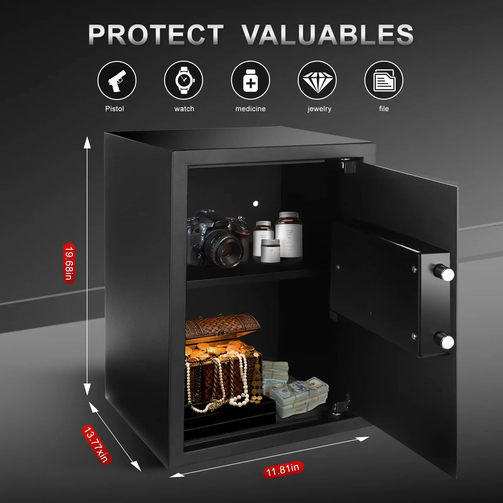 E50sp Tigerking Digital Keypad Safe Box,Combination Lock Safe,Safe And ...