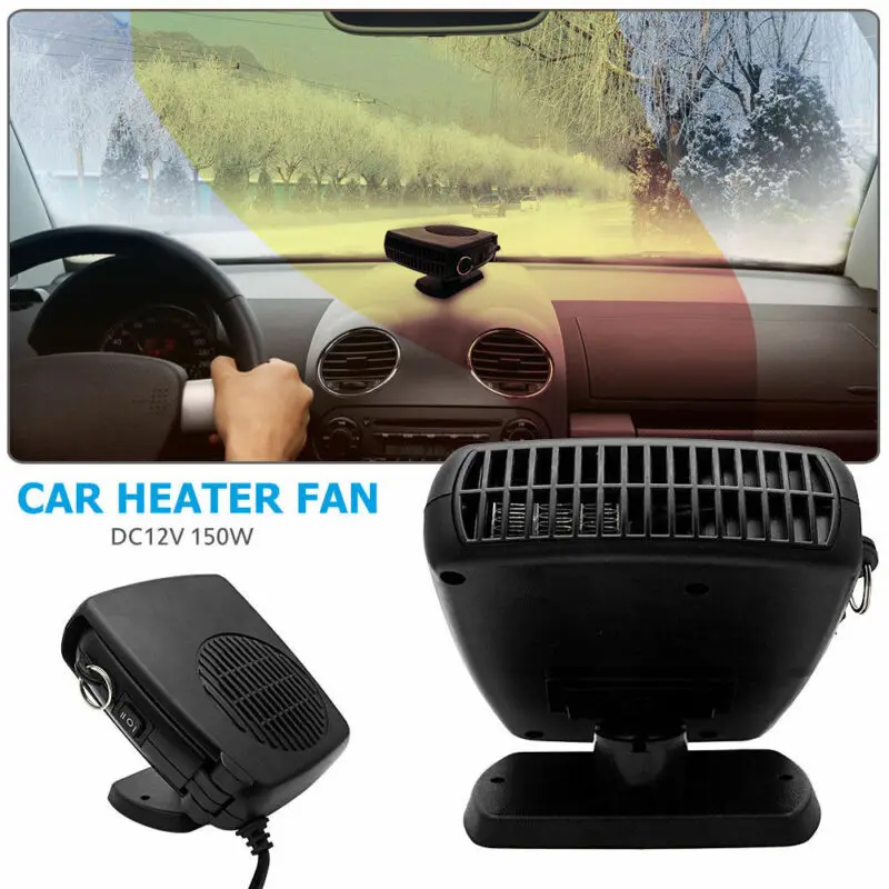 Windshield Defroster Demister 12v 150w 2 In 1 Car Vehicle Heater ...