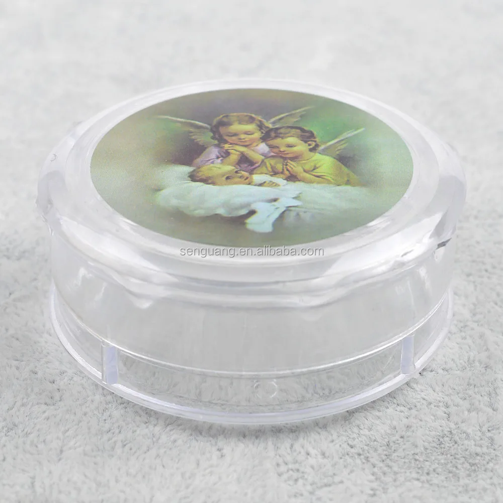 Transparent Acrylic Plastic 60mm Boxes Religious Catholic Rosary ...