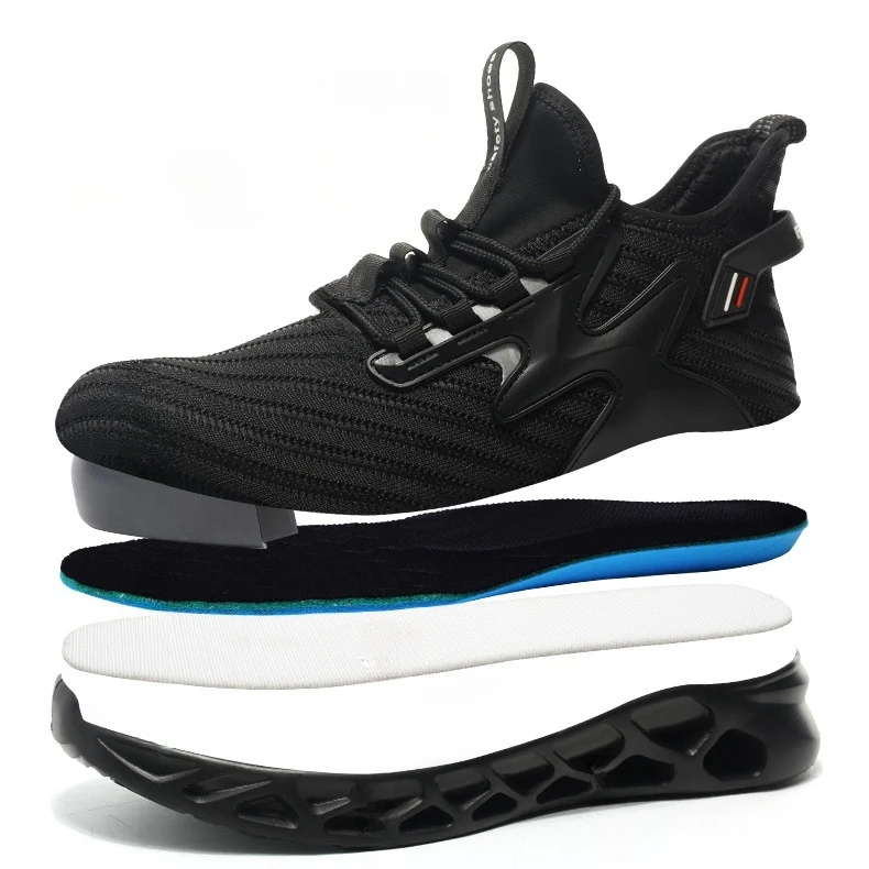 Diansen Unisex Work Safety Shoes Comfortable Shockproof Pu Bottom ...