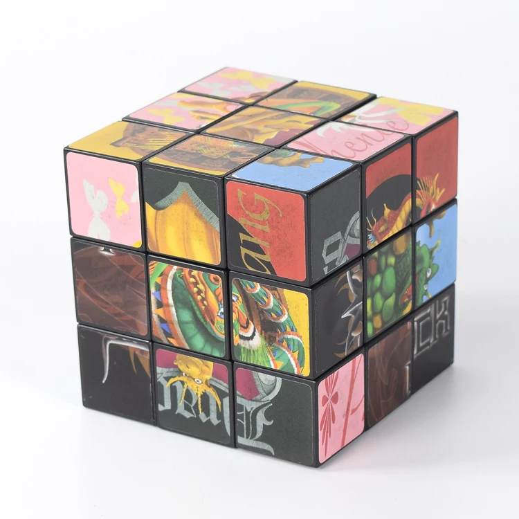 Magic Cube Gift Box 3D High Speed 3*3 Cubos Plastic Educational Toy ABS ...