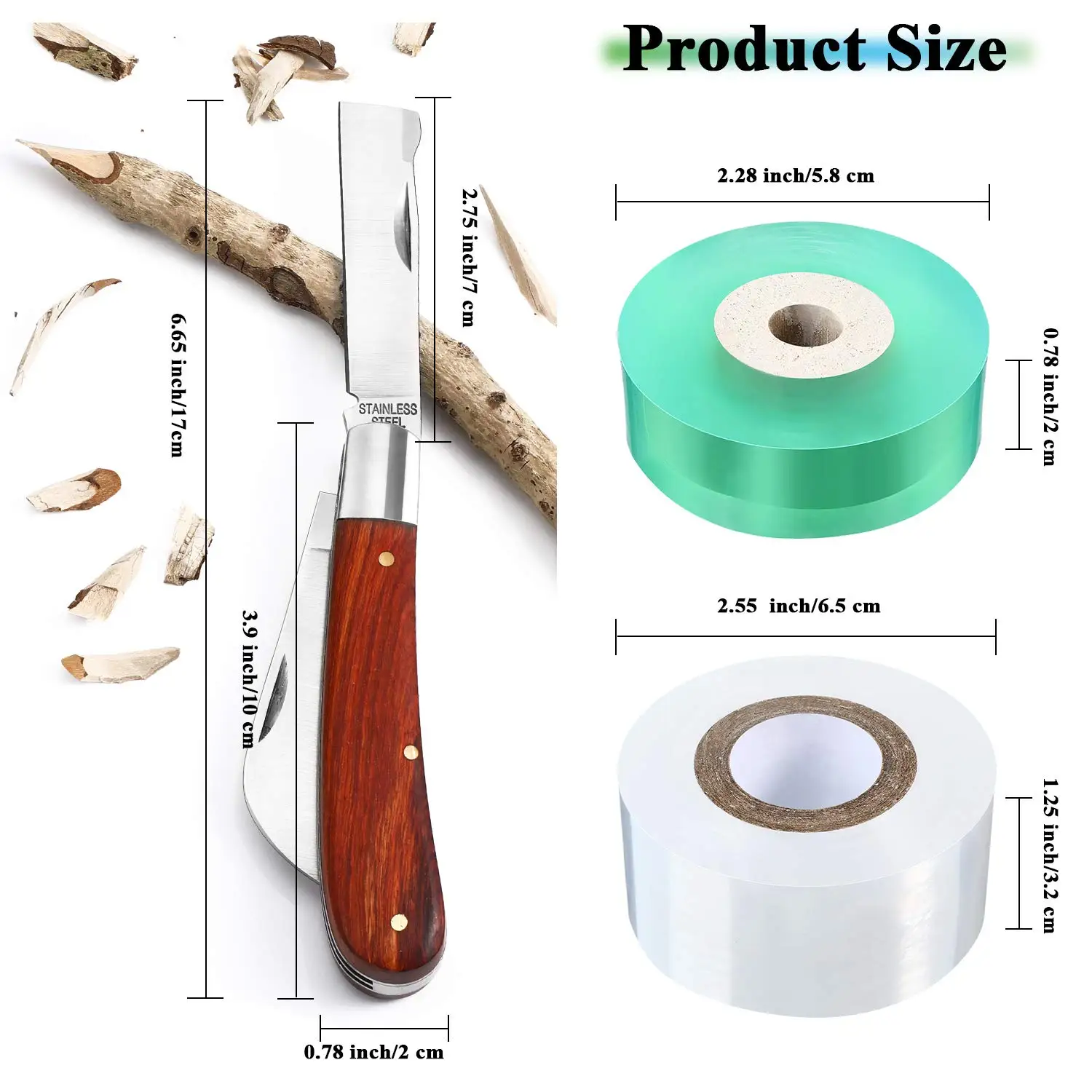 Double Blades Garden Knife - Precision Pruning Tool