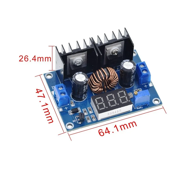 XH-M401 DC-DC step-down module XL4016E1 high-power DC voltage regulator maximum 8A with voltage ...