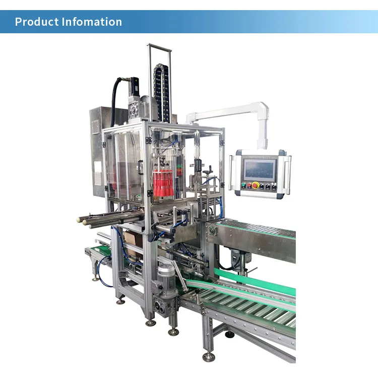 Auto Top Load Box Carton Case Packer For Lube Oil Cartons Bags In China ...