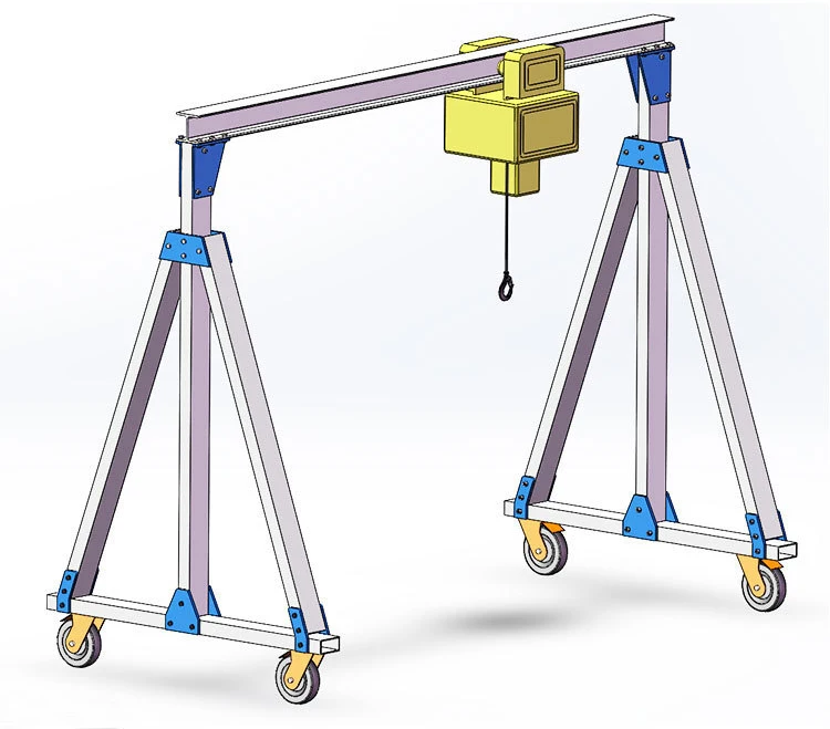Tragbarer Aluminium-Portalkran 1 Tonne 3 Tonnen 5 Tonnen| Alibaba.com