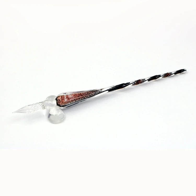 Dichroic Starry Sky Glass Calligraphy Pen - Murano Dip Ink