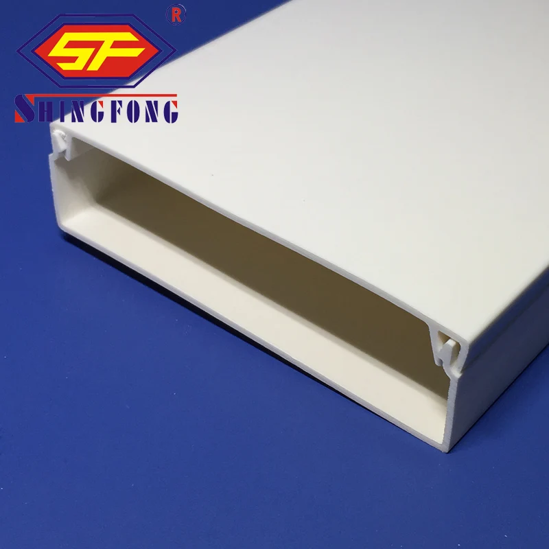 Wall Mounted Pvc Cable Trunking Wire Management Electrical Pvc Cable ...