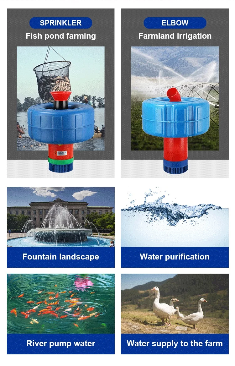 Solar Fish Pond Aerator System - 370W Dc Solar Aerator for Enhanced ...