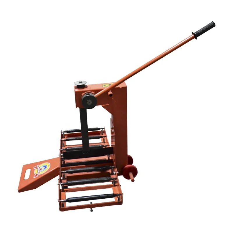 Manual Clay Soil Interlocking Brick Cutter - Portable & Efficient