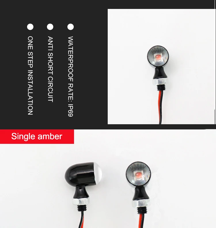 Motorcycle led Blinker 12V Motorbike Turn signal Motocross Indicator ...
