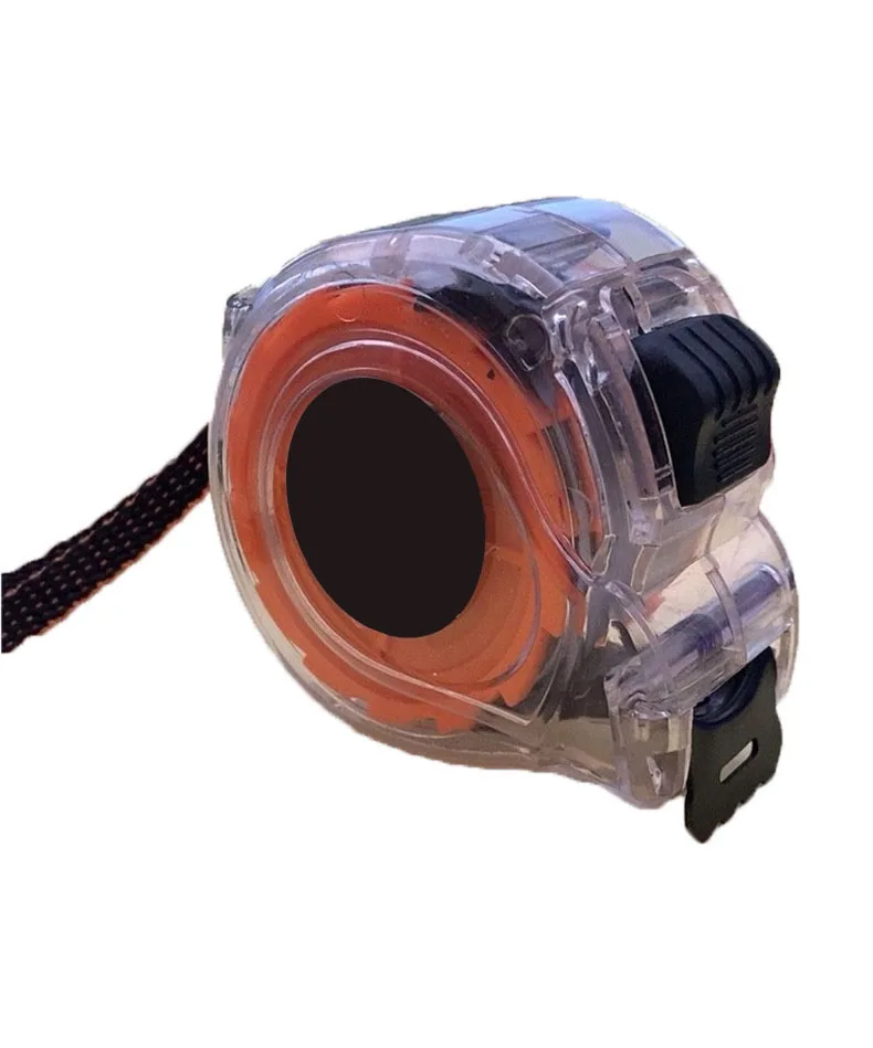 5mx25mm Measurement Tools Oem Logo Measuring Tape Transparent Pc Case ...