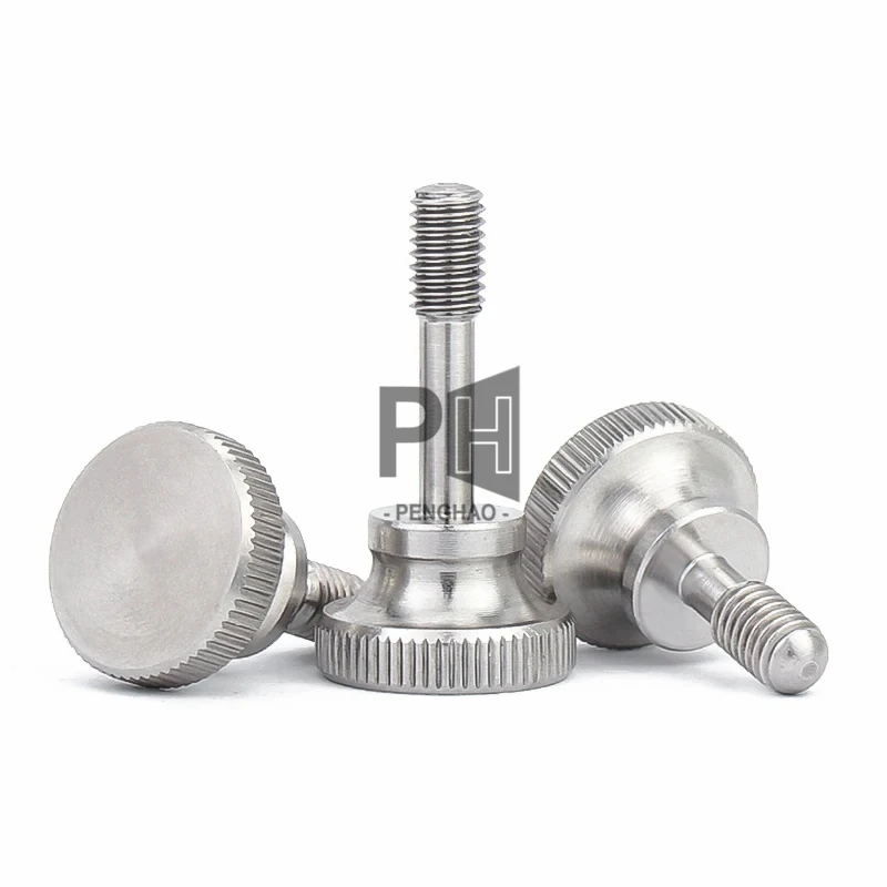 Curtain Wall Glass Lock 304 Stainless Steel Knurl High Step Head Hand ...