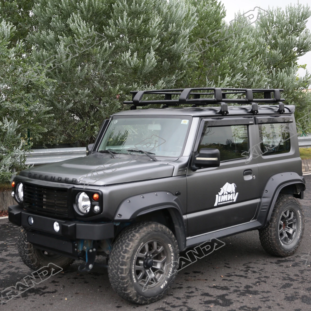 Jimny Accessories Roof Rack Little D Defender Luggage Roof Rack For ...