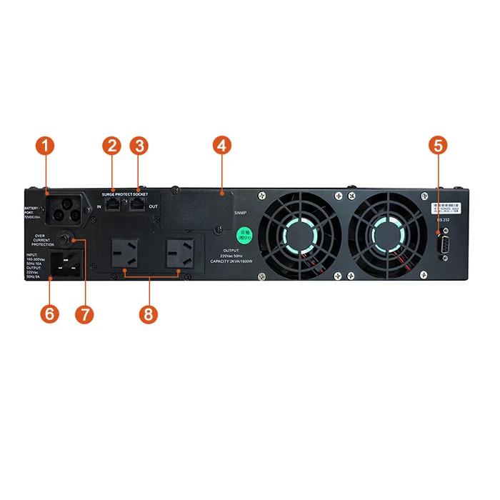 MUST UPS Uninterruptible Power Supply Rack Mounted Online UPS 10KVA ...