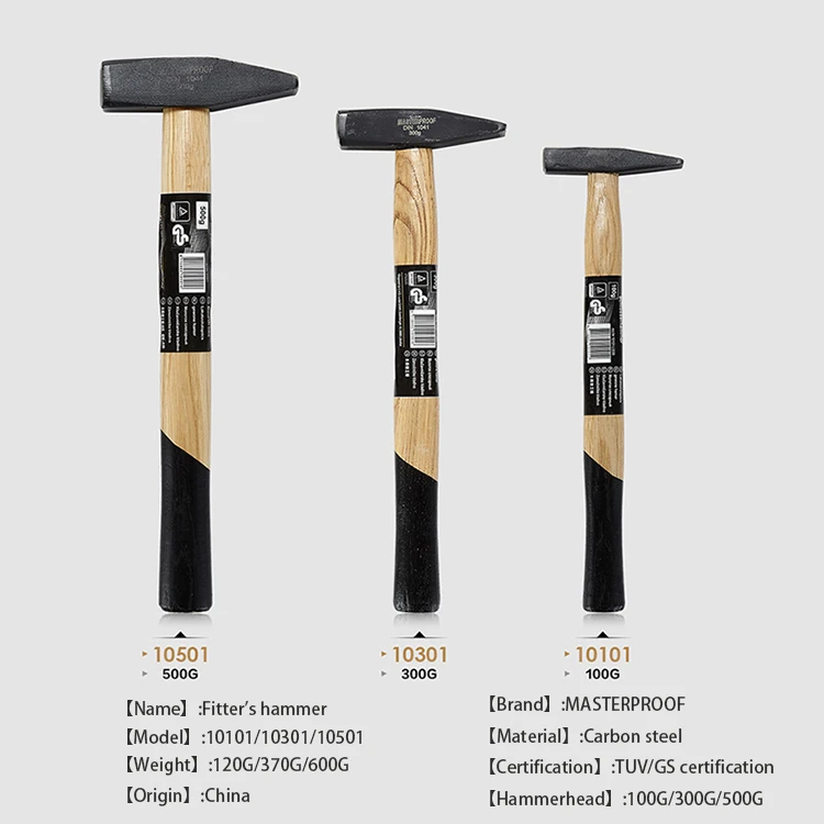 German Style Steel Machinist Hammer With Wood Handle - Buy Hammer With ...