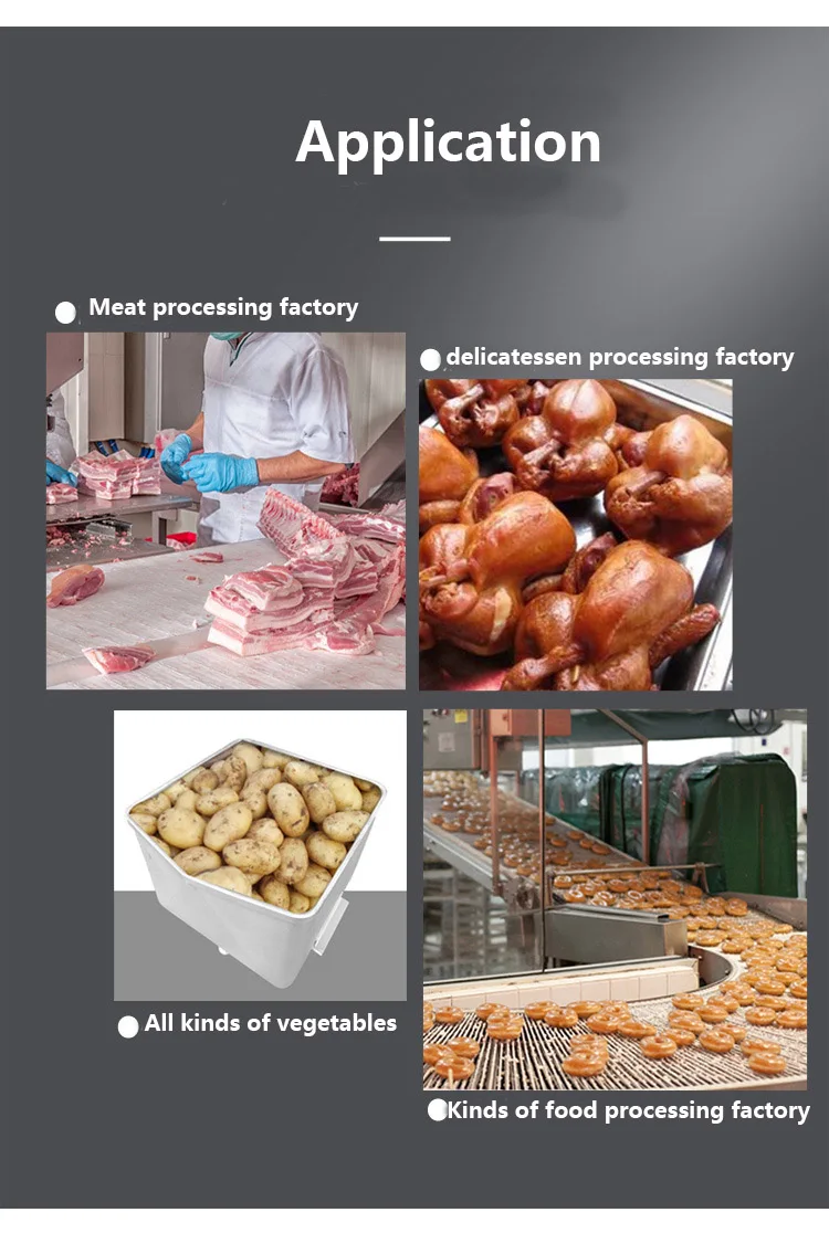 200L Stainless Steel Meat Trolley for Food Industry